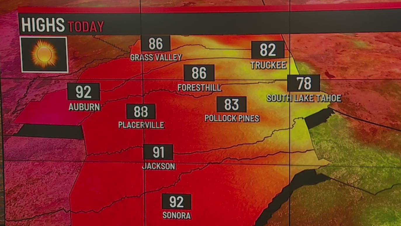 Sacramento weekend to see temperatures in the 90s – FOX40 News