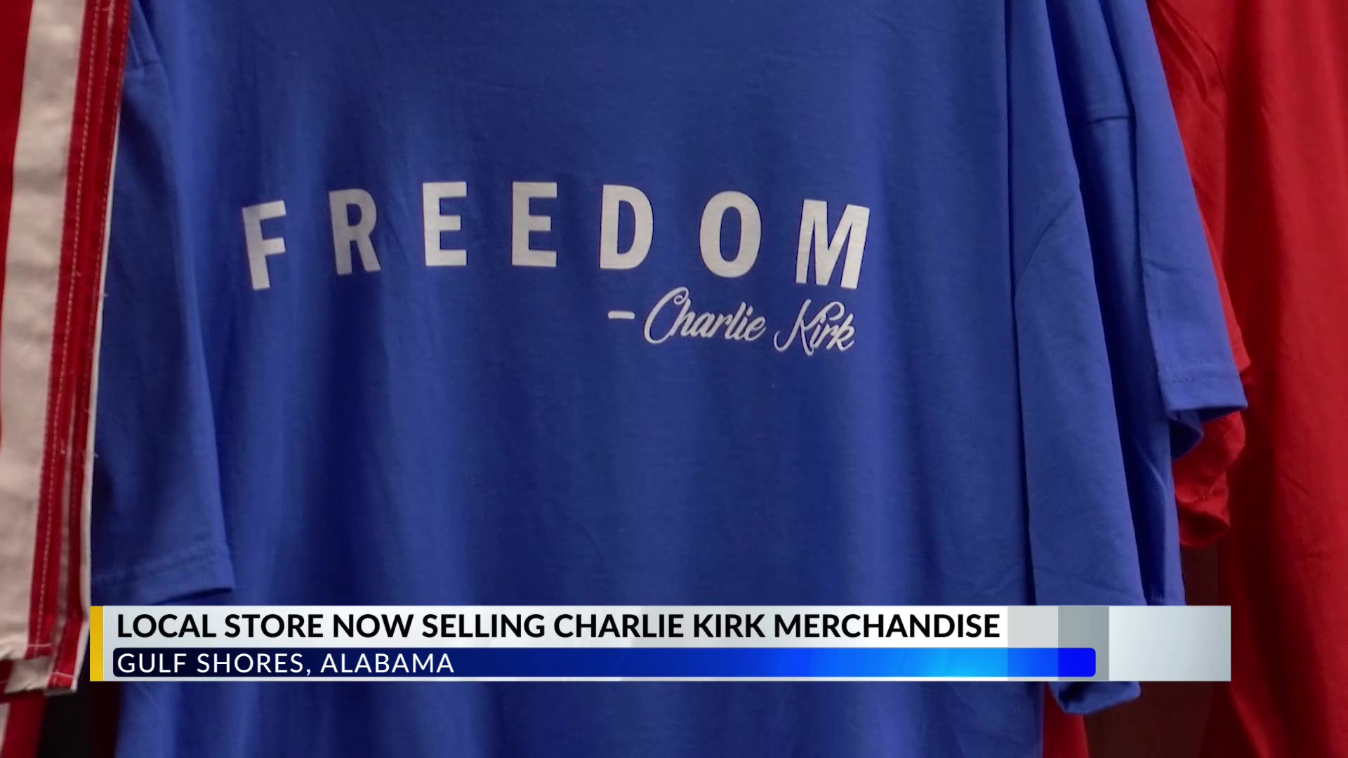 Gulf Shores ‘Trump’ store shifts focus to selling Charlie Kirk merch ...