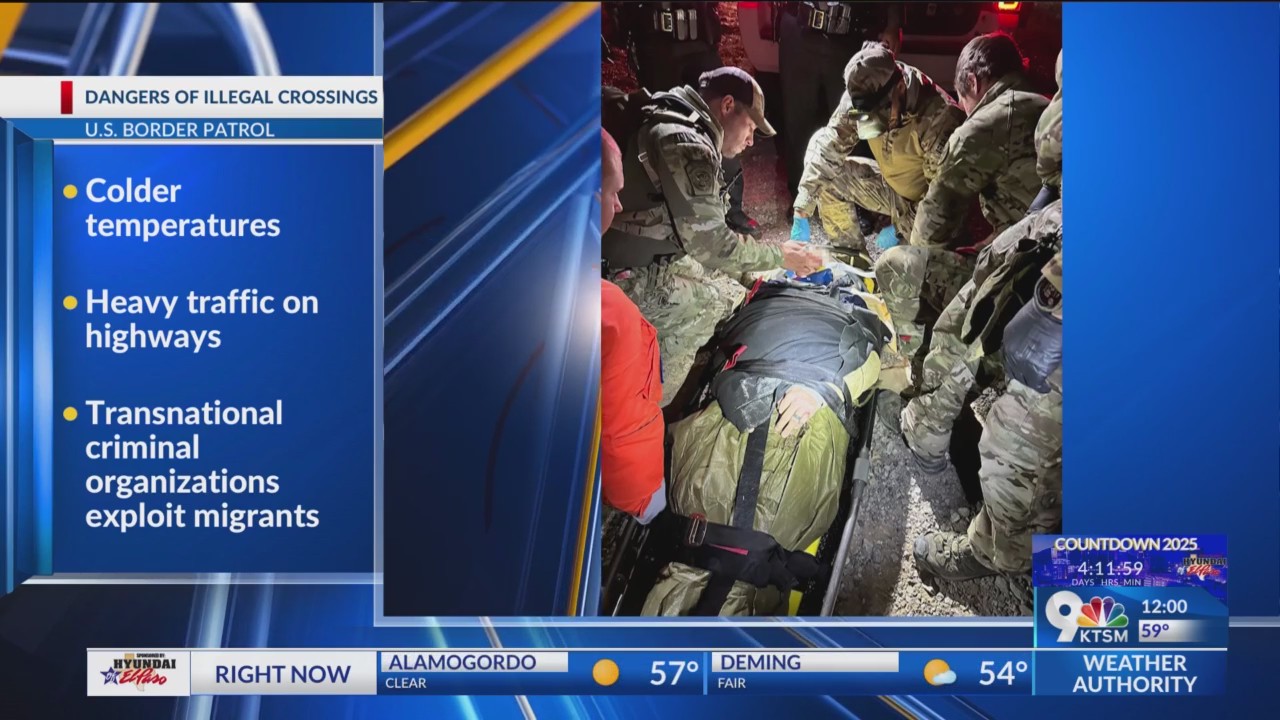 Border Patrol speaks on dangers of illegal crossings during holidays ...