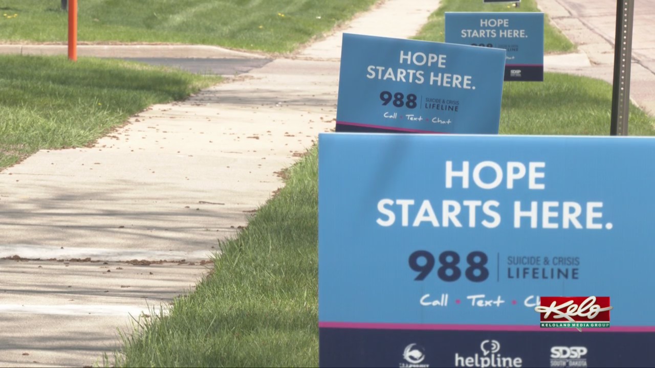 988 signs part of Mental Health Awareness Month – KELOLAND.com