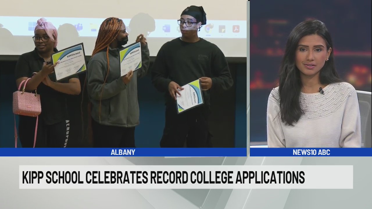 Kipp celebrates record college applications – NEWS10 ABC