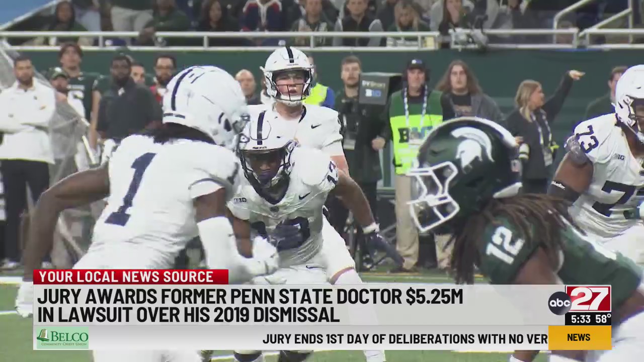 Jury awards former Penn State doctor $5.25 million in lawsuit over 2019 ...