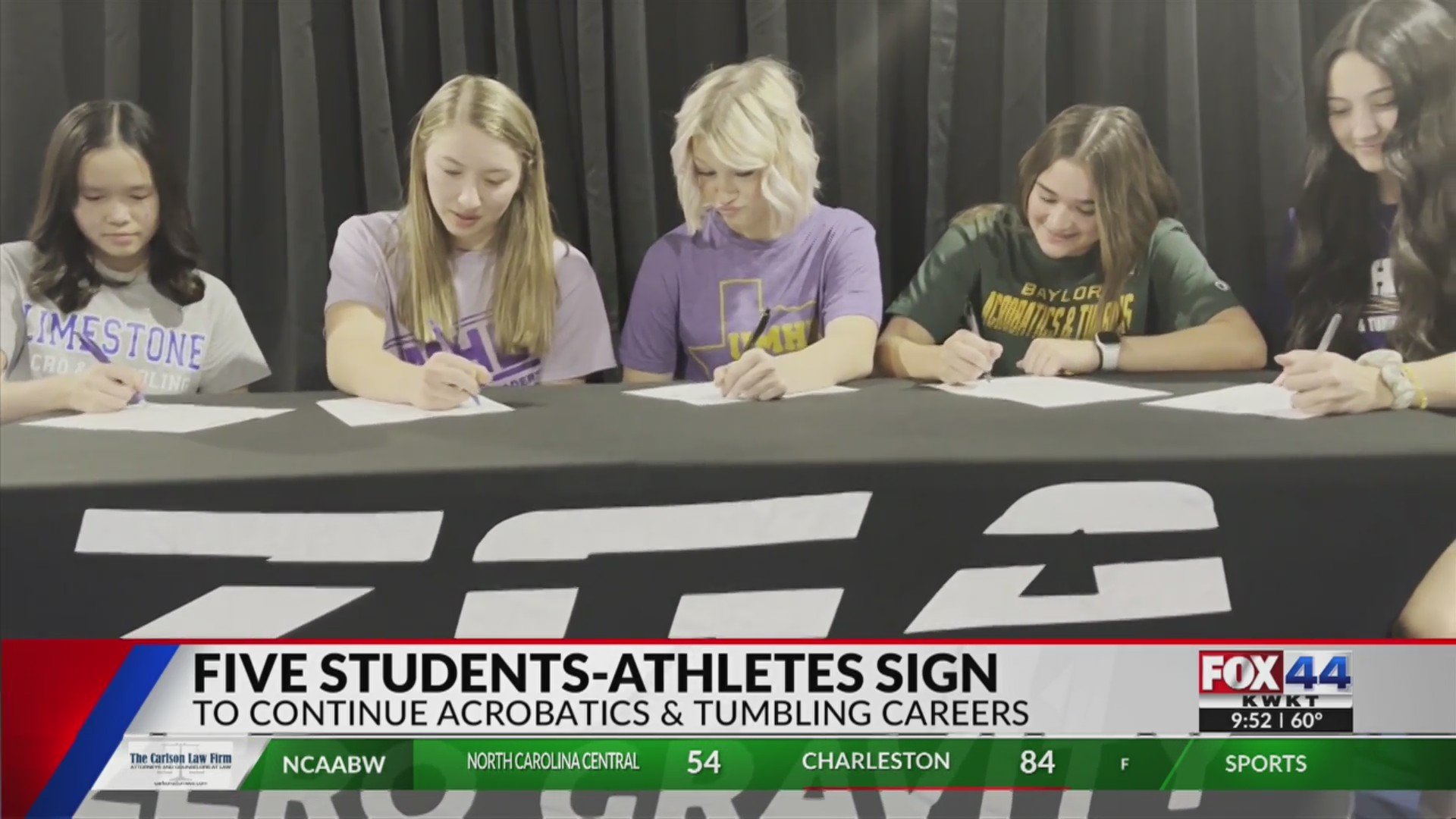 Five Acrobatics & Tumbling athletes sign to compete at next level ...