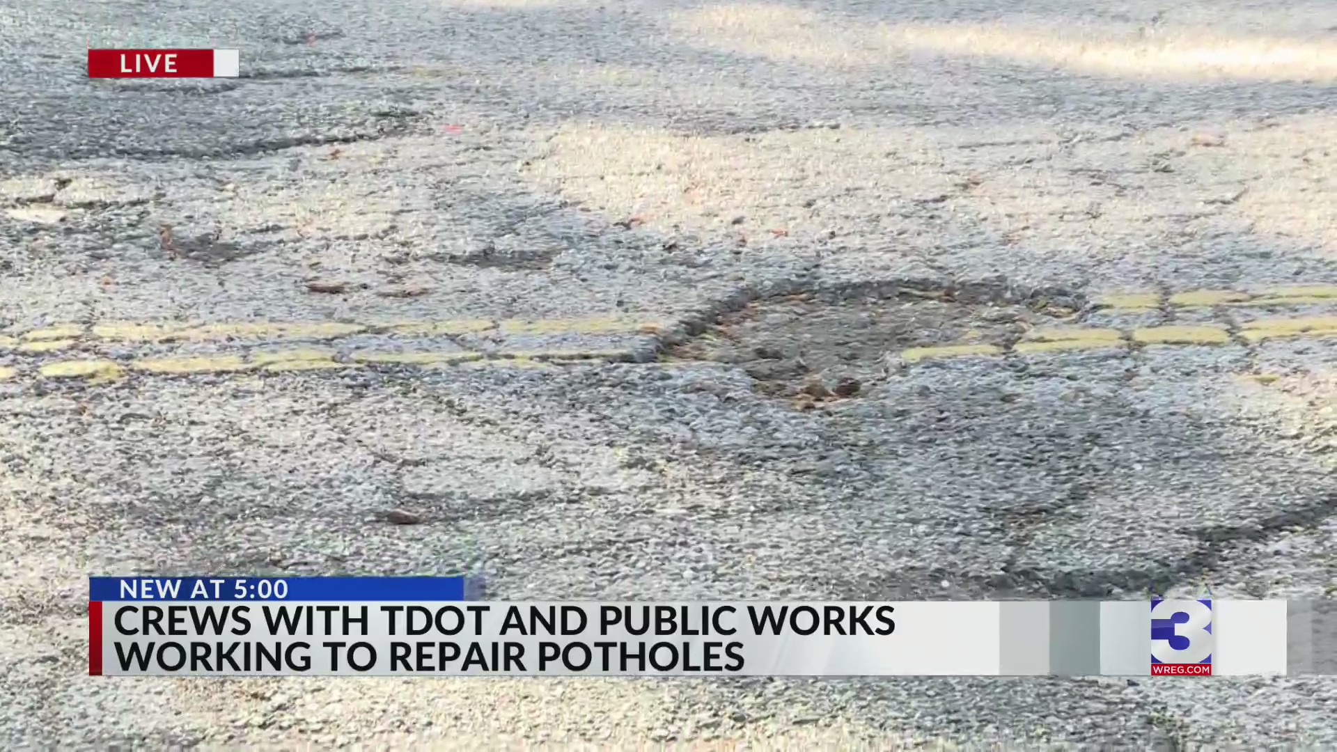 TDOT, city crews work to fill Memphis potholes – WREG.com