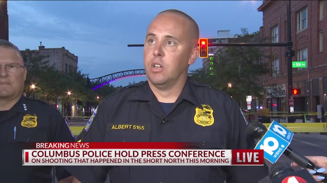 CPD Sgt. Joe Albert provides updates on Short North mass shooting ...