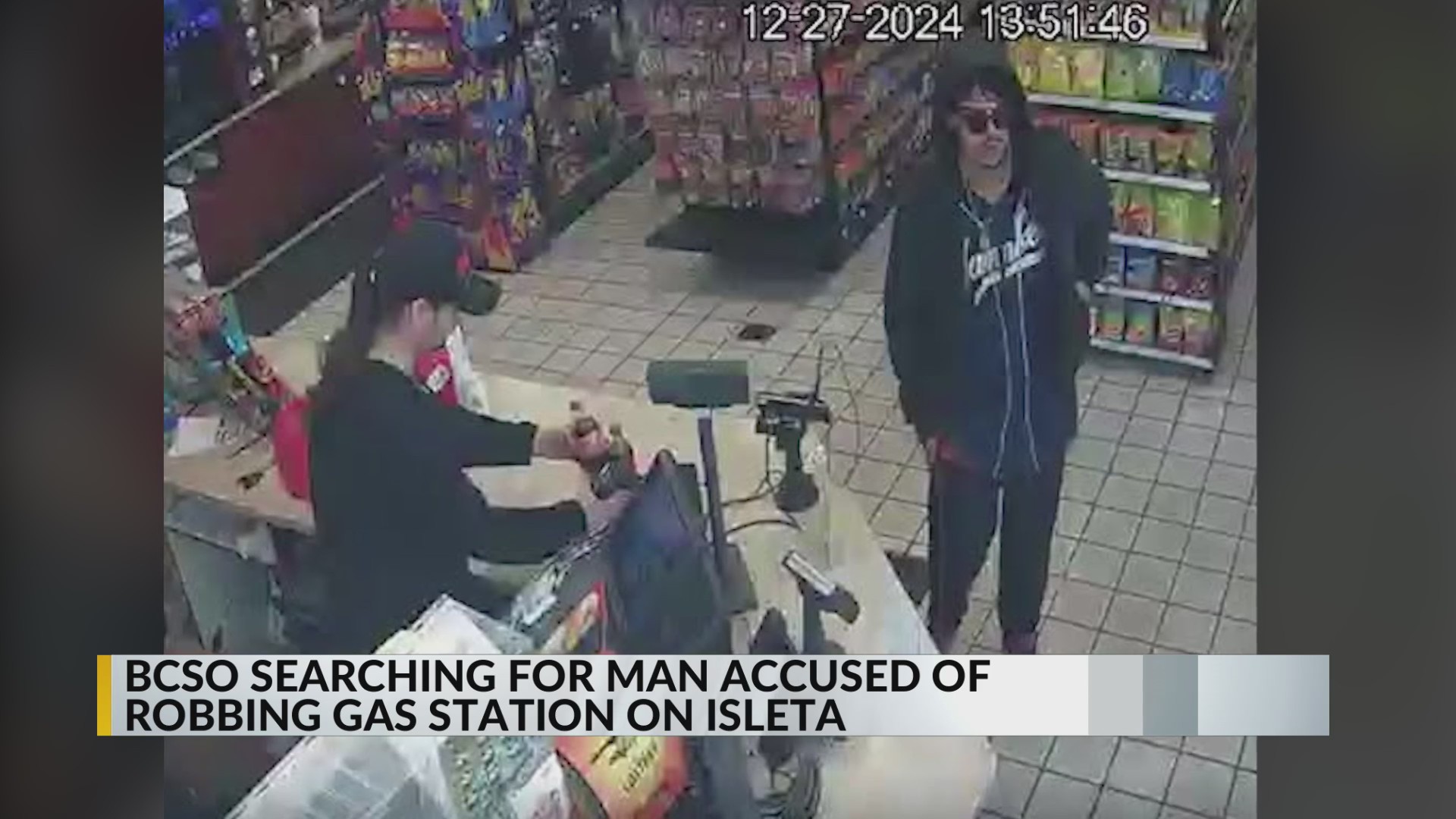 BCSO searching for man accused of robbing gas station on Isleta Blvd ...