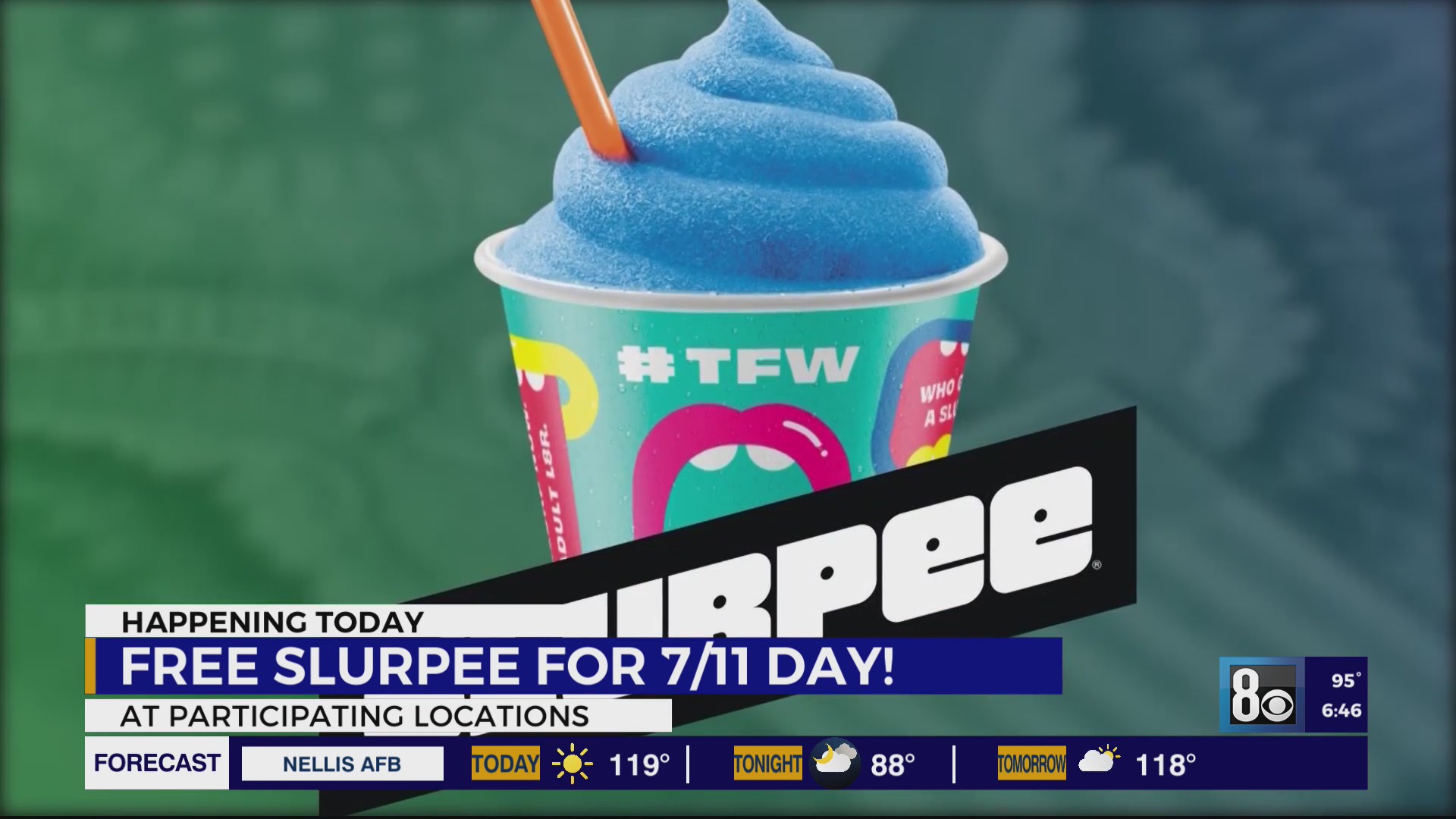 Free Slurpees at 7-Eleven on 7/11 – KLAS