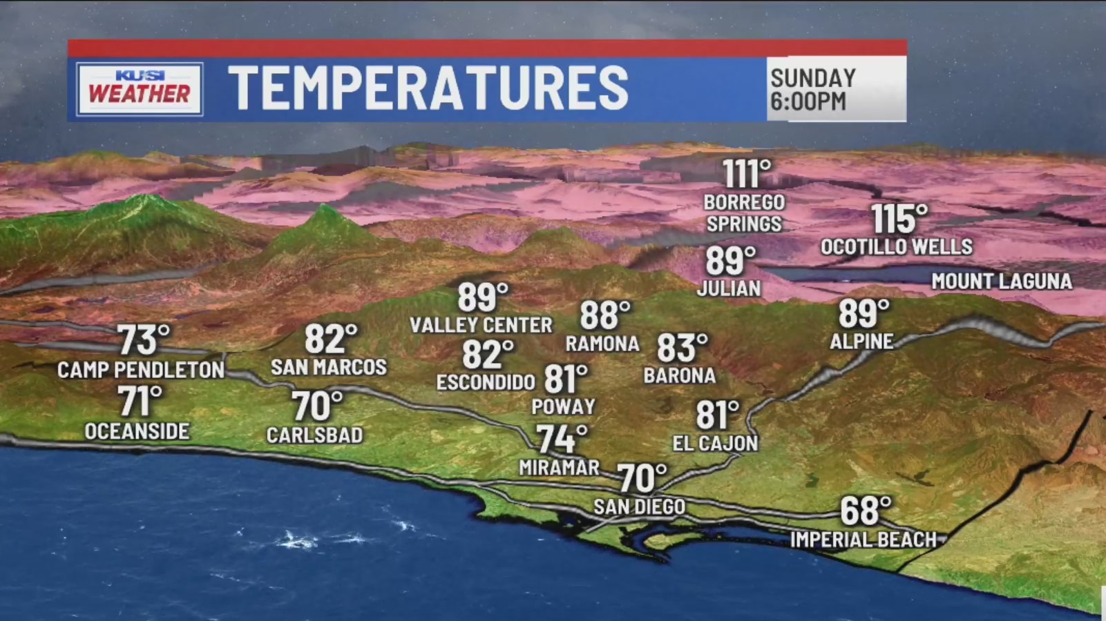 Ramona breaks record at 102 degrees as San Diego sees warmup for Father ...