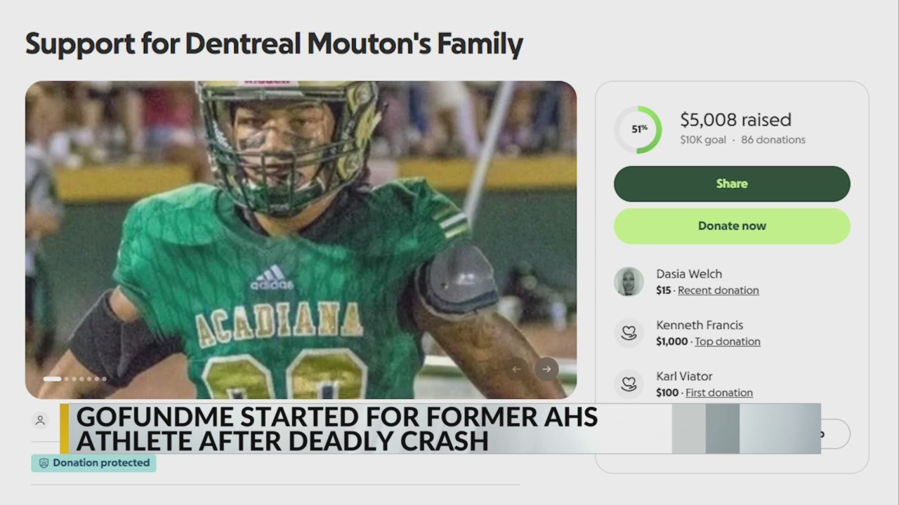 Gofundme campaign launched to support family of Dentreal Mouton – KLFY.com