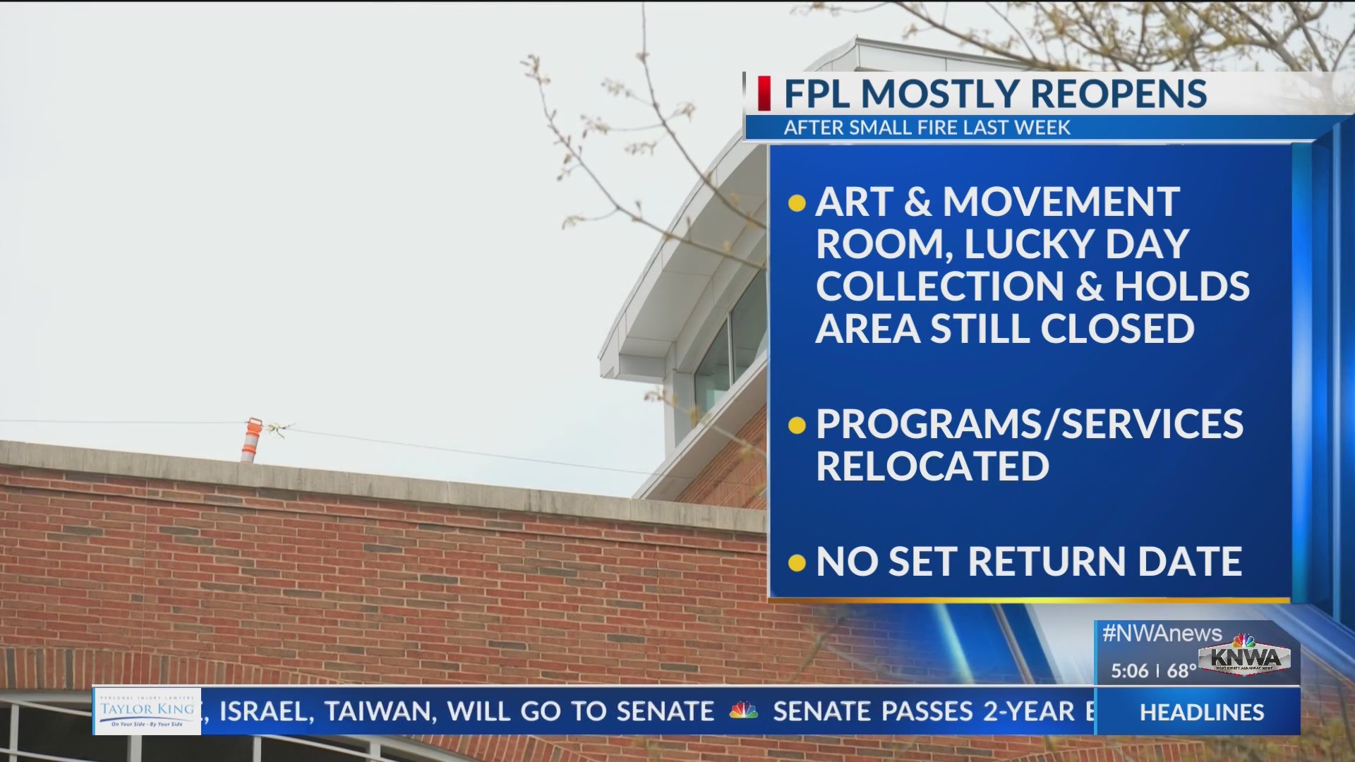 Fayetteville Public Library mostly reopens – KNWA FOX24