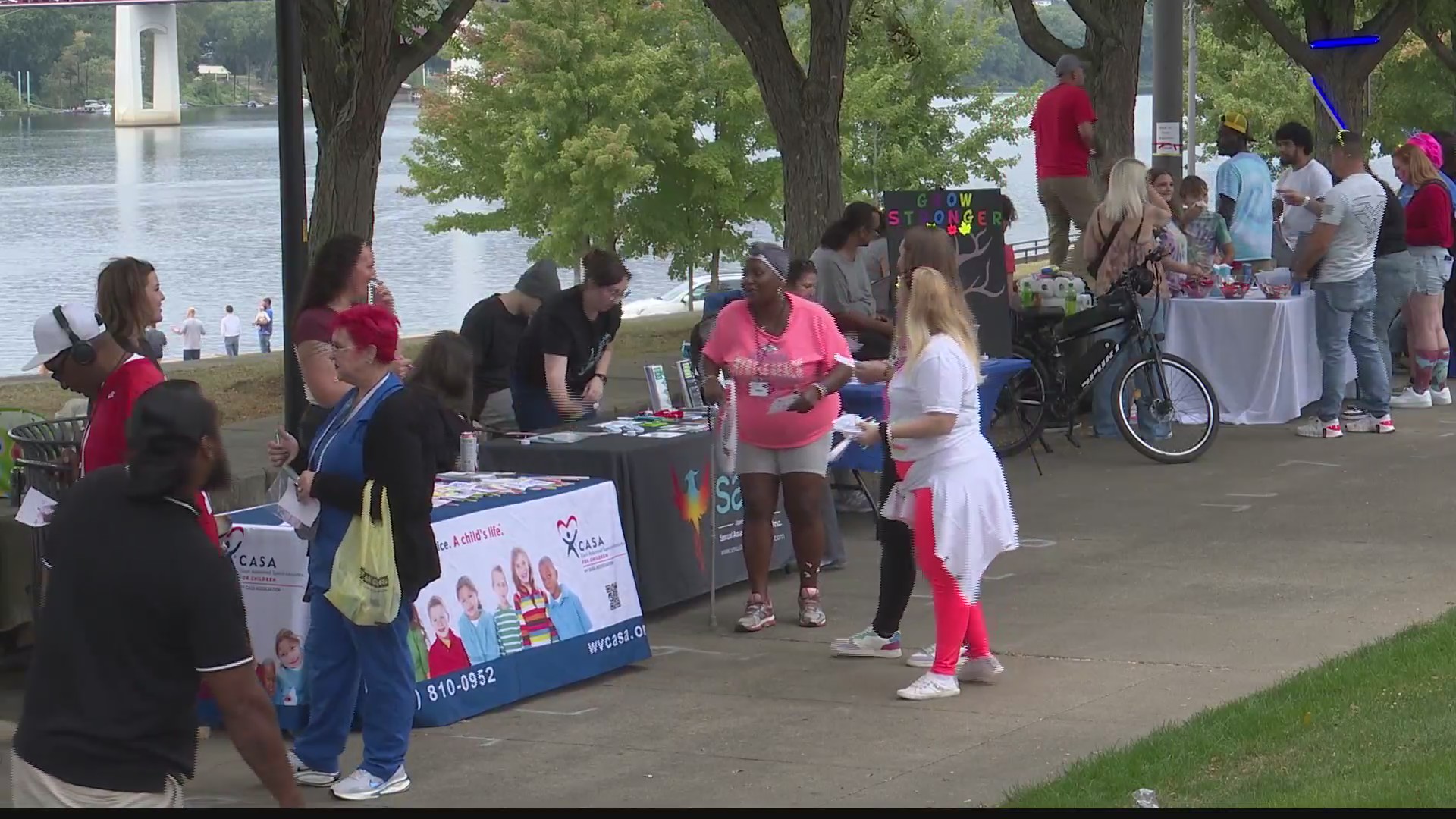 YWCA Wheeling shines light on recovery with annual Glow walk – WTRF