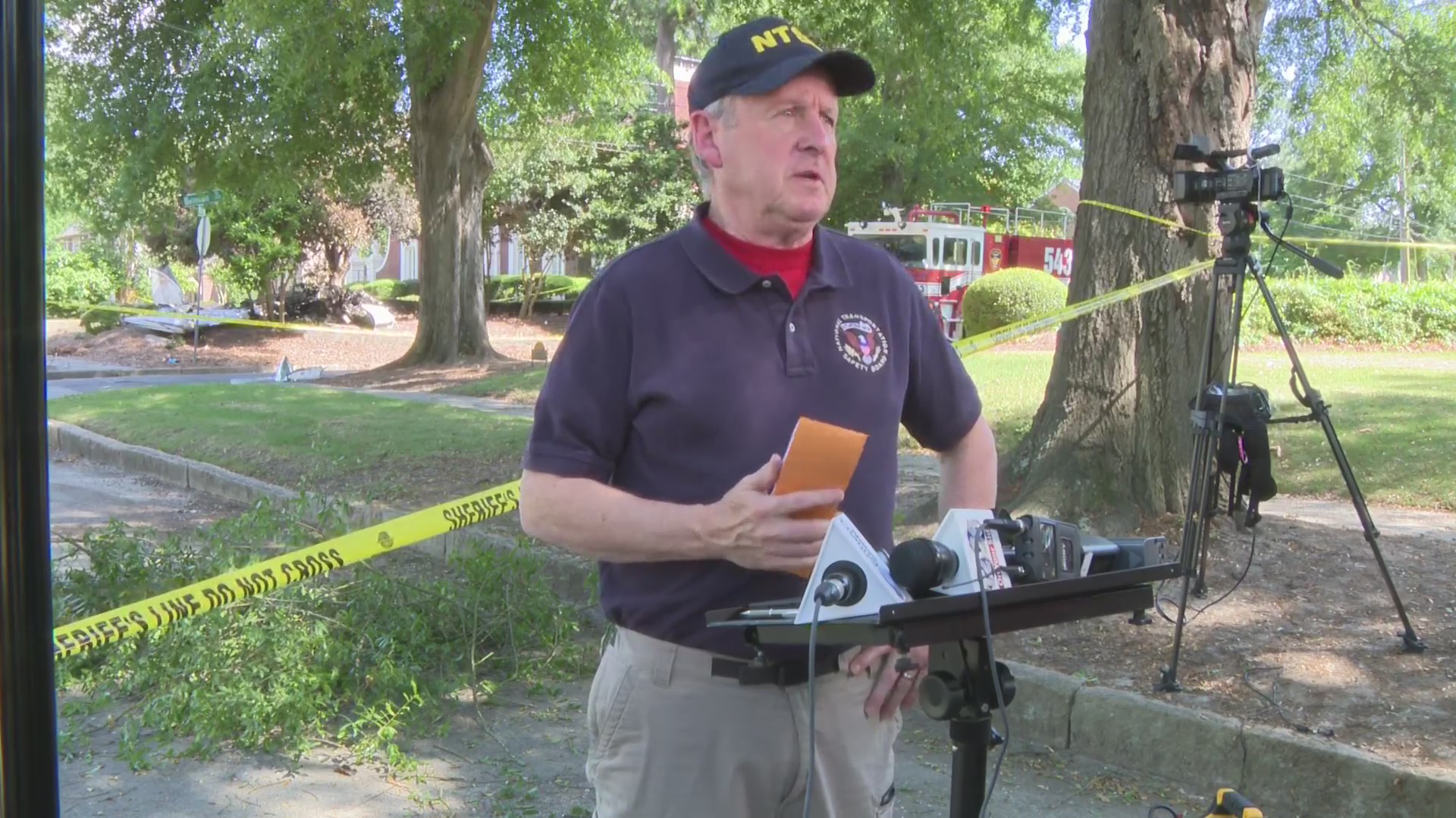 NTSB Press Conference on Augusta plane crash – WJBF