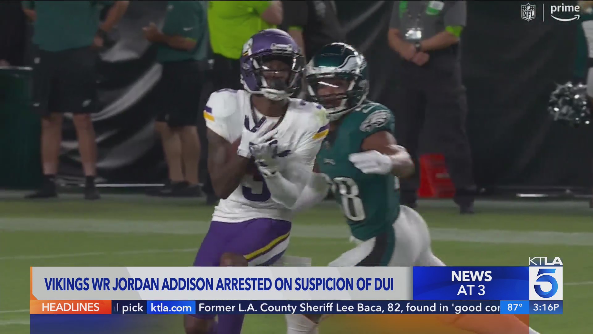 Former Trojan, Vikings WR Jordan Addison arrested in LA – KTLA