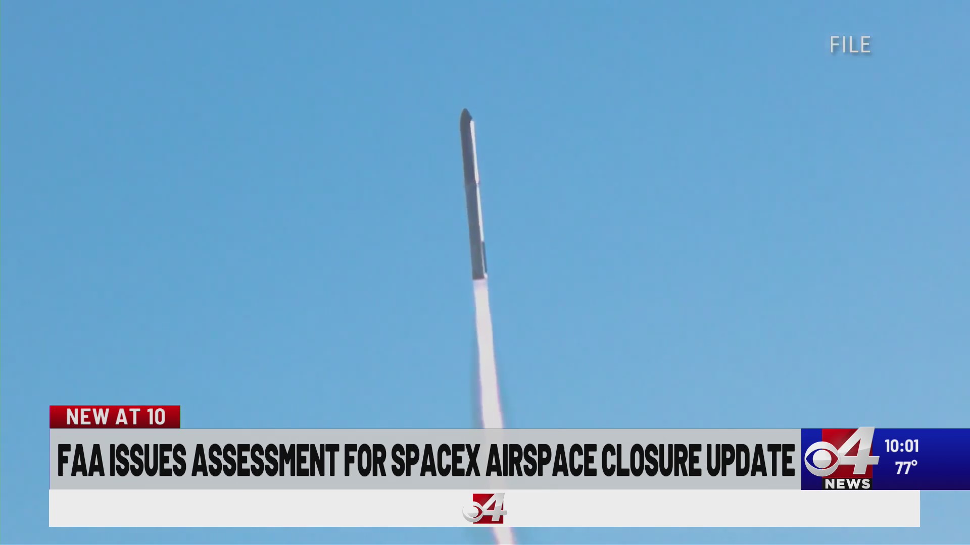 FAA Issues Assessment For SpaceX Airspace Closure Update – KVEO-TV