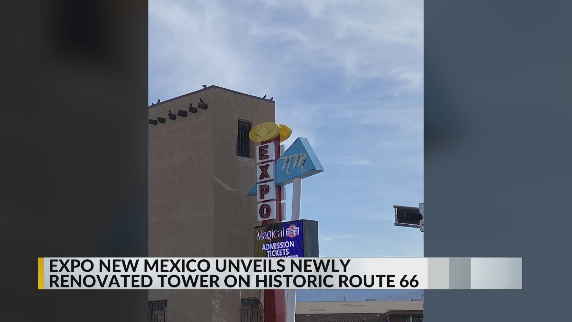 Expo New Mexico unveils new sign along Route 66 – KRQE NEWS 13 ...