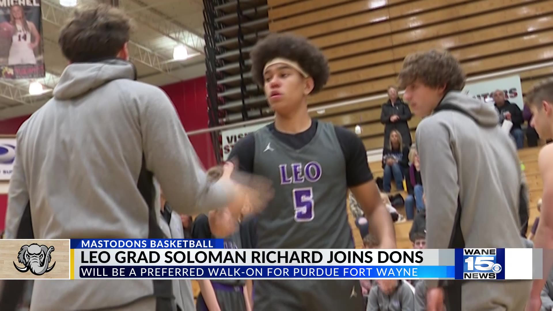 Leo grad Soloman Richard joining Mastodons as preferred walk-on – WANE 15