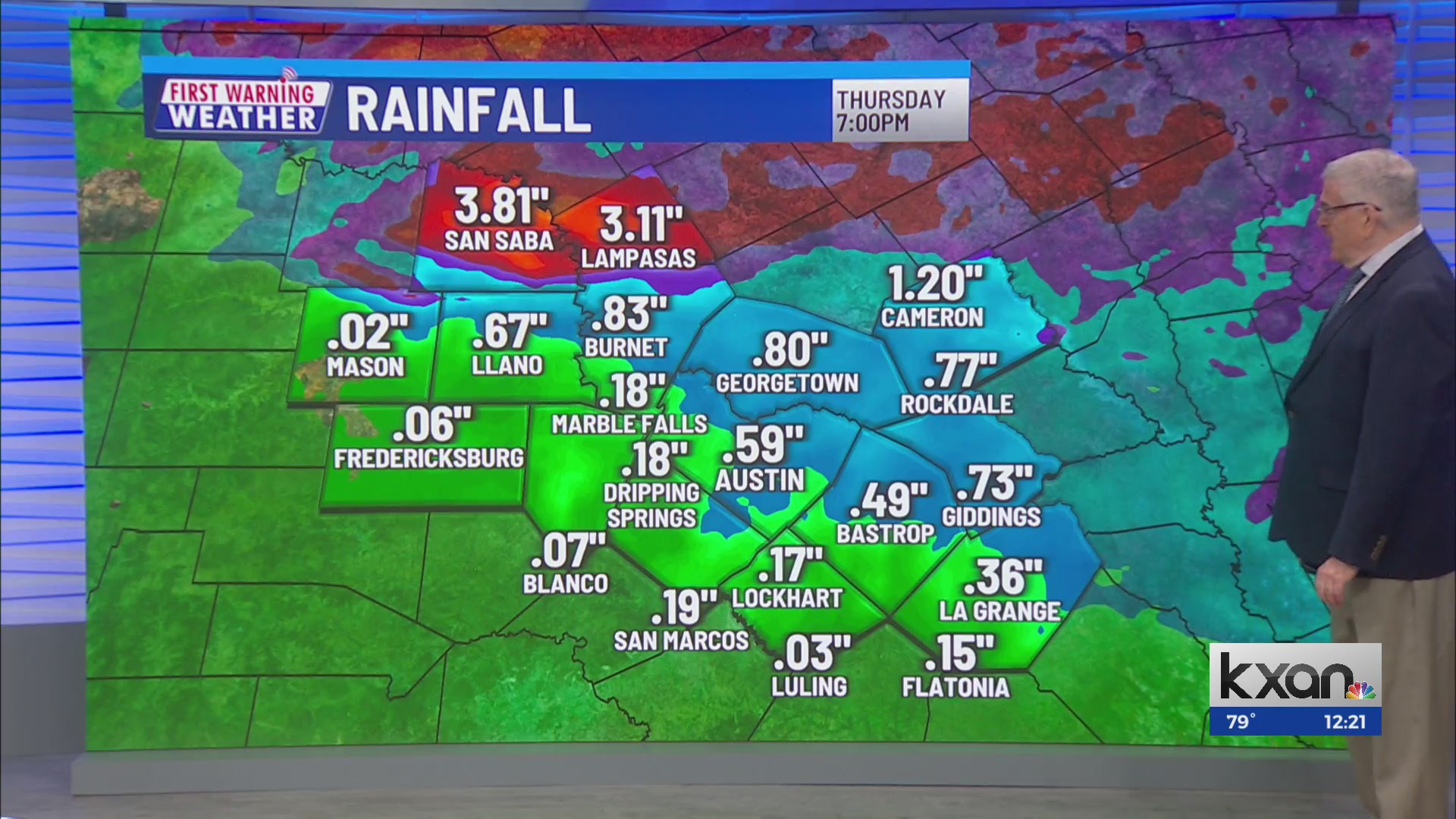 KXAN Tuesday Afternoon First Warning Weather Forecast – KXAN Austin