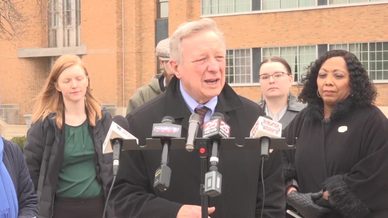 WATCH: Durbin talks about attempted job terminations at the Ag Lab ...
