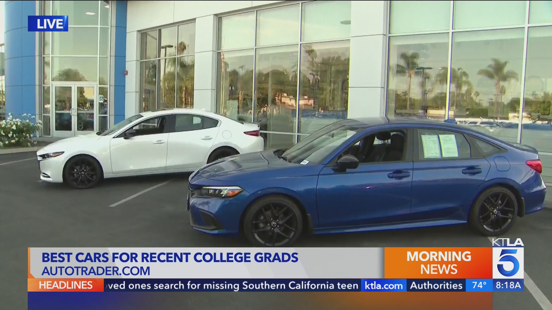 Best cars for recent college grads with Autotrader.com – KTLA