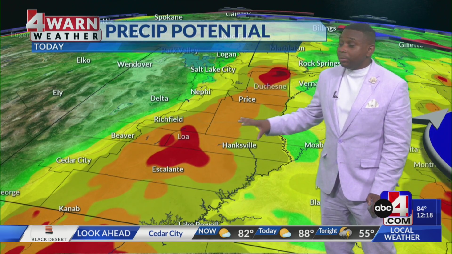 Potential for rain across central Utah – ABC4 Utah