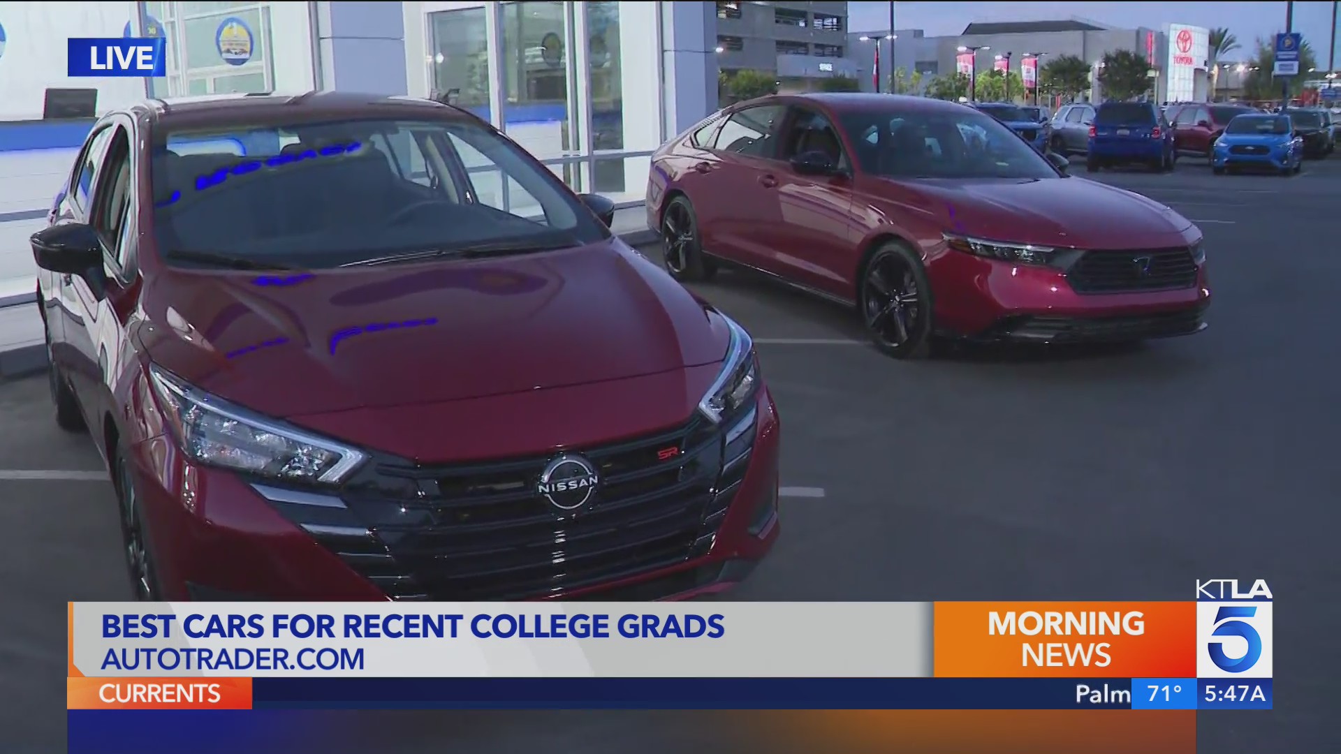 Best cars for recent college grads with Autotrader.com – KTLA