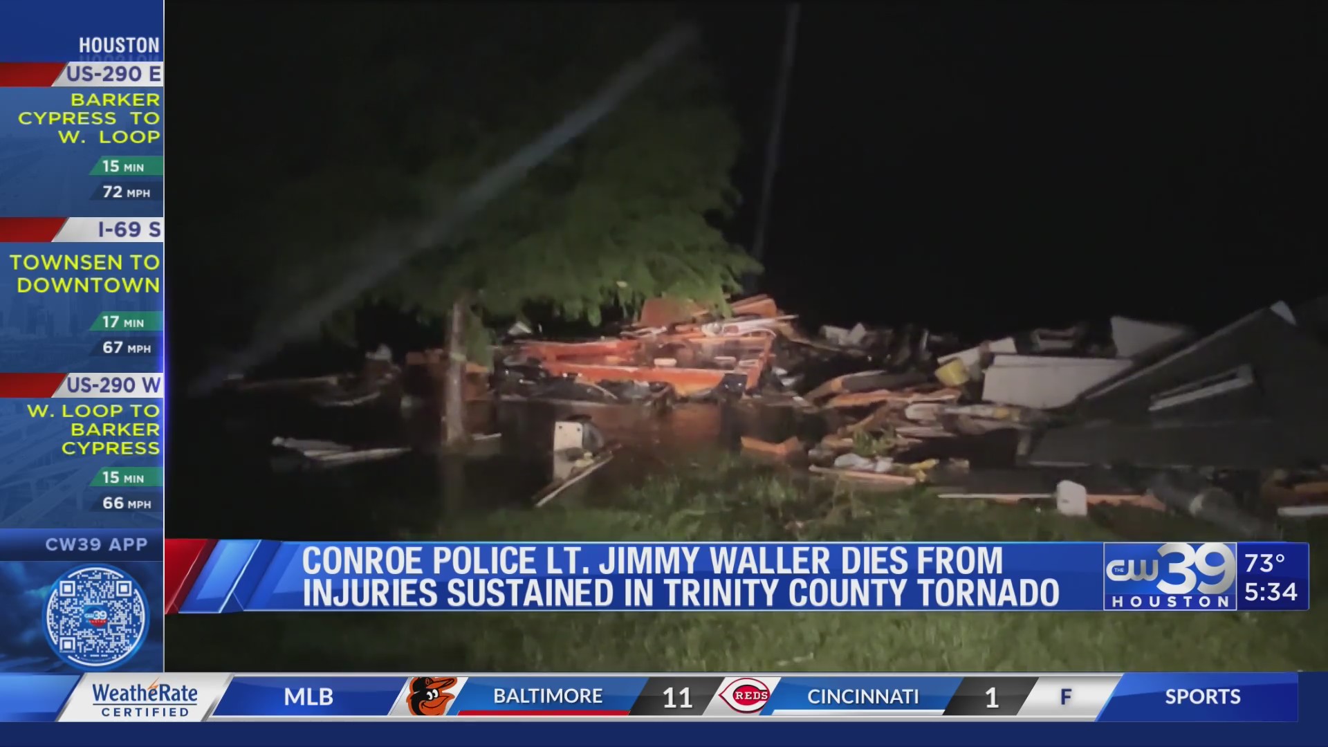 Conroe police lieutenant dies from injuries in Trinity County tornado ...