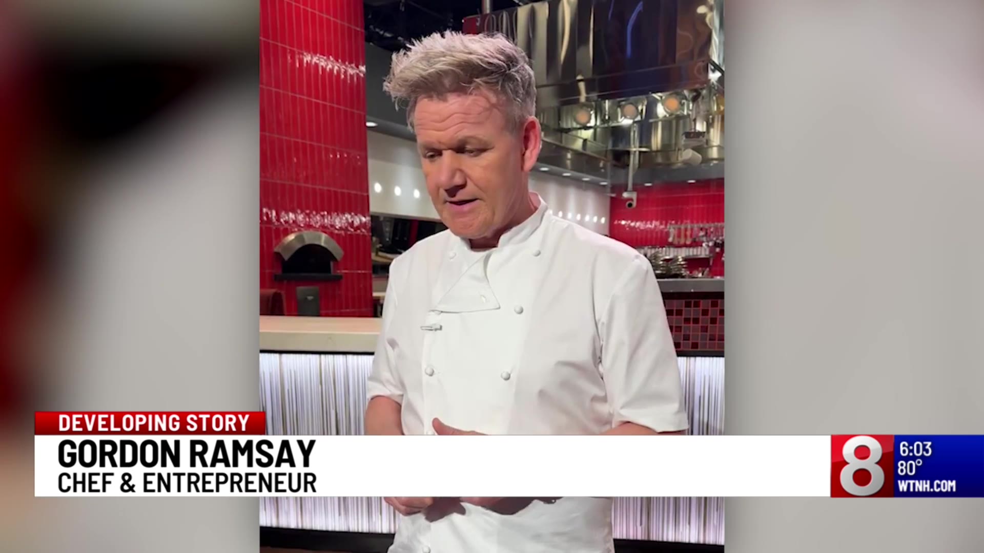 Celebrity chef Gordon Ramsay suffers bike crash in Connecticut – WTNH.com