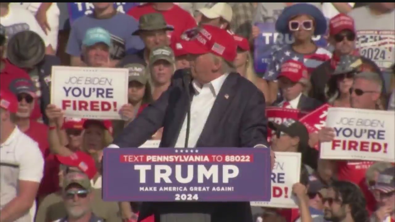 Trump returns to site of assassination attempt, honors shooting victims ...