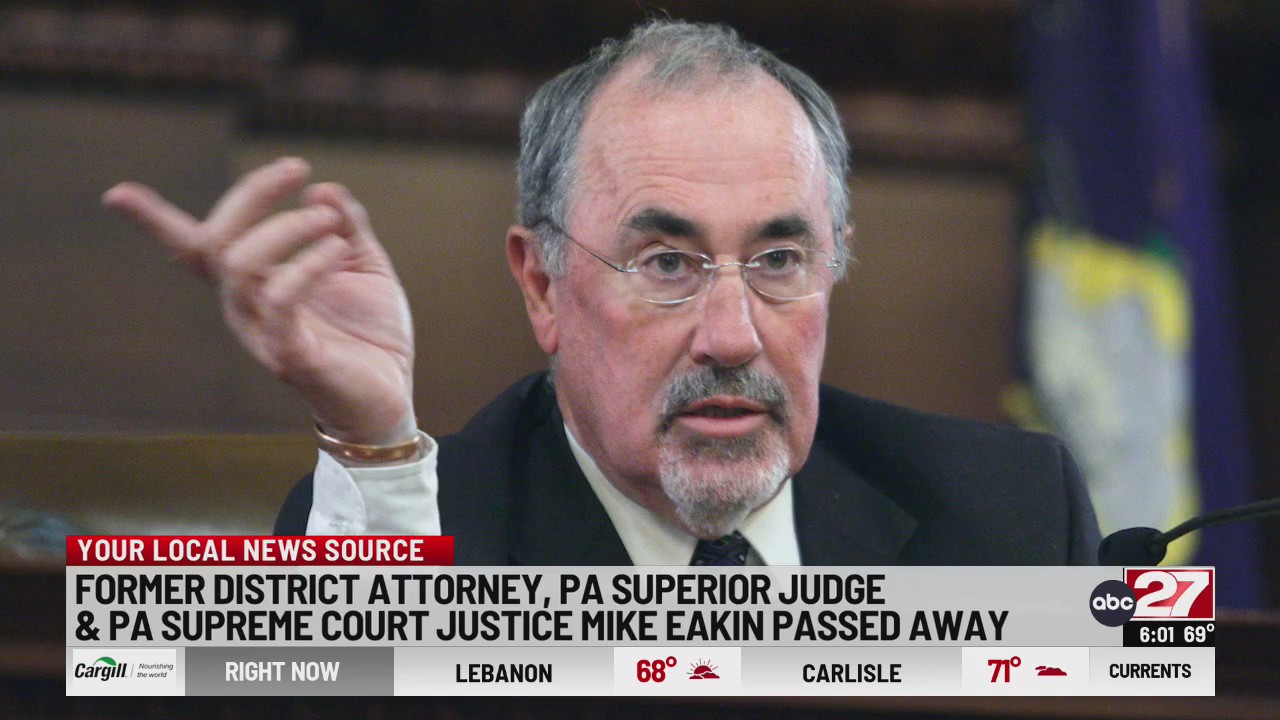 Former DA, PA Superior Judge and PA Supreme Court Justice passes away ...