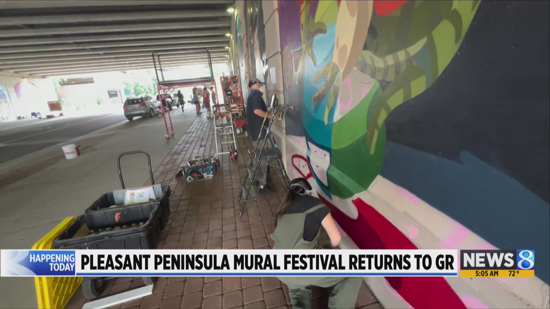 Pleasant Peninsula Mural Festival returns to Grand Rapids – WOODTV.com