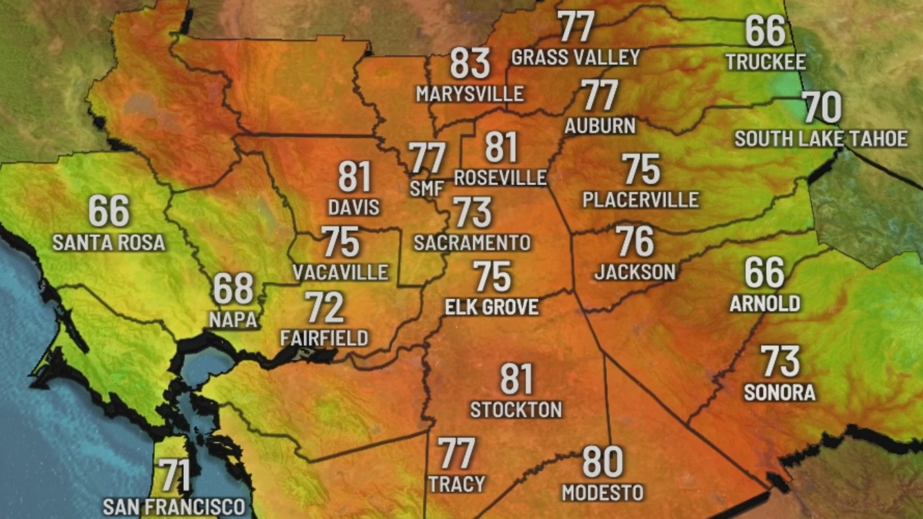 Fall-like temperatures ahead for Sacramento – FOX40 News
