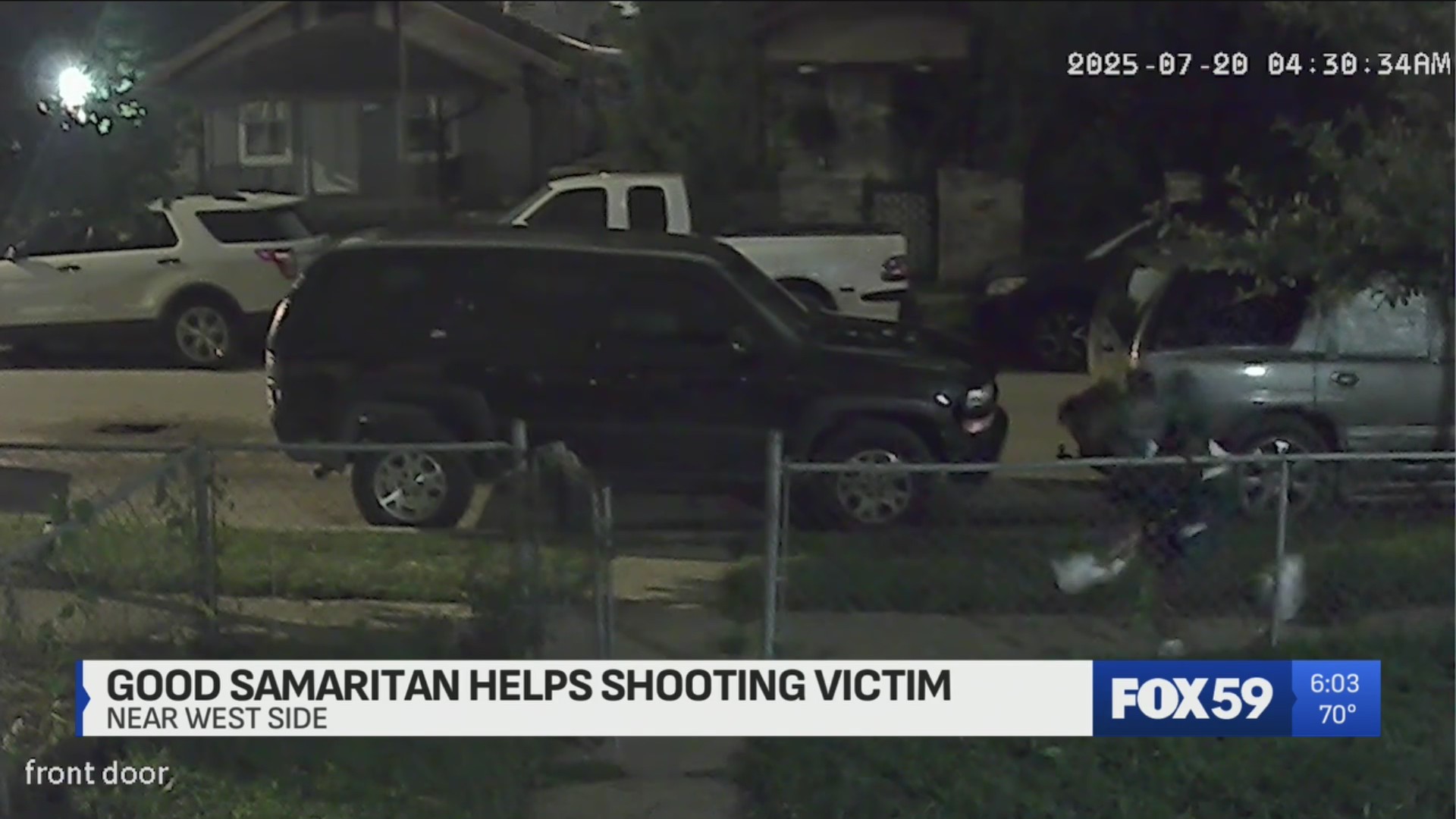 WATCH: Good Samaritan steps in to helping shooting victim – Fox 59