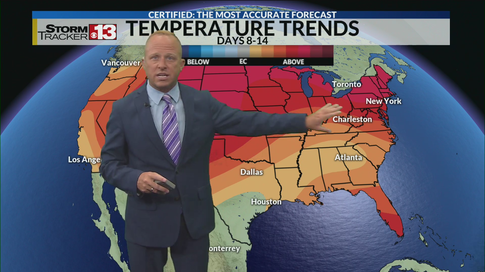 BRYAN HUGHES: More rain today and HOT next week – WOWK 13 News