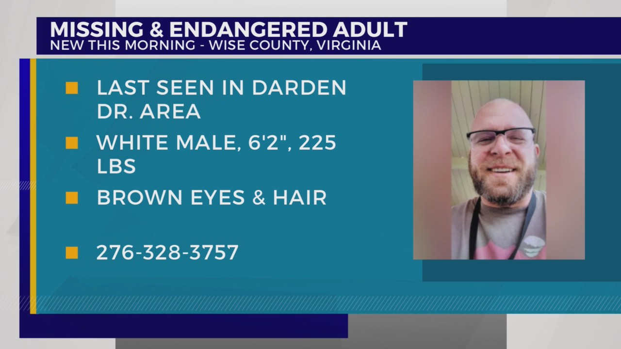Town of Wise Police Dept. searching for missing man last seen April 10 ...