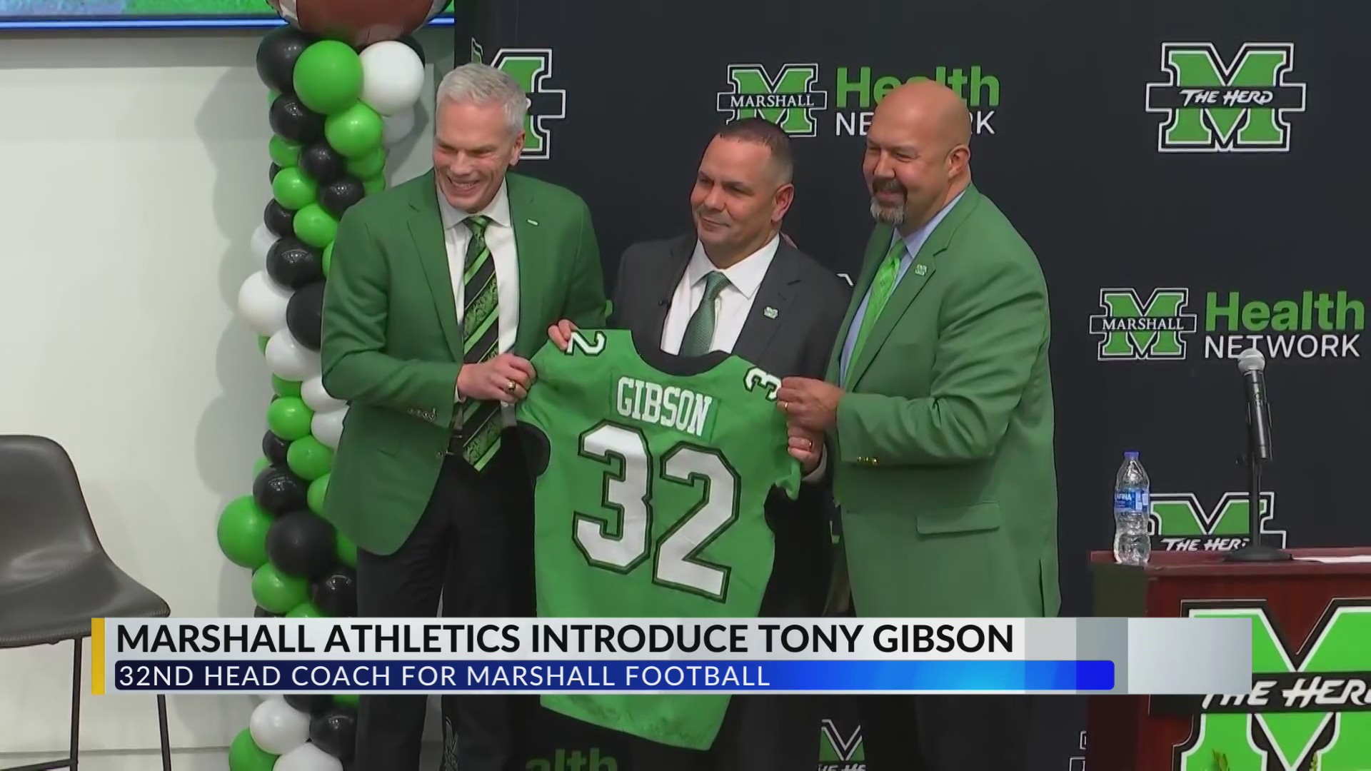 Marshall University Thundering Herd welcomes Gibson as 32nd head coach ...