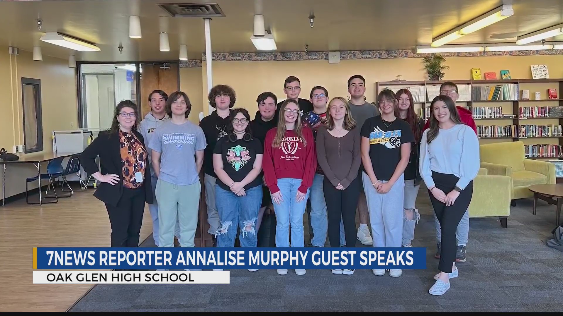 7News’ Annalise Murphy speaks to OGHS students about her career as a ...