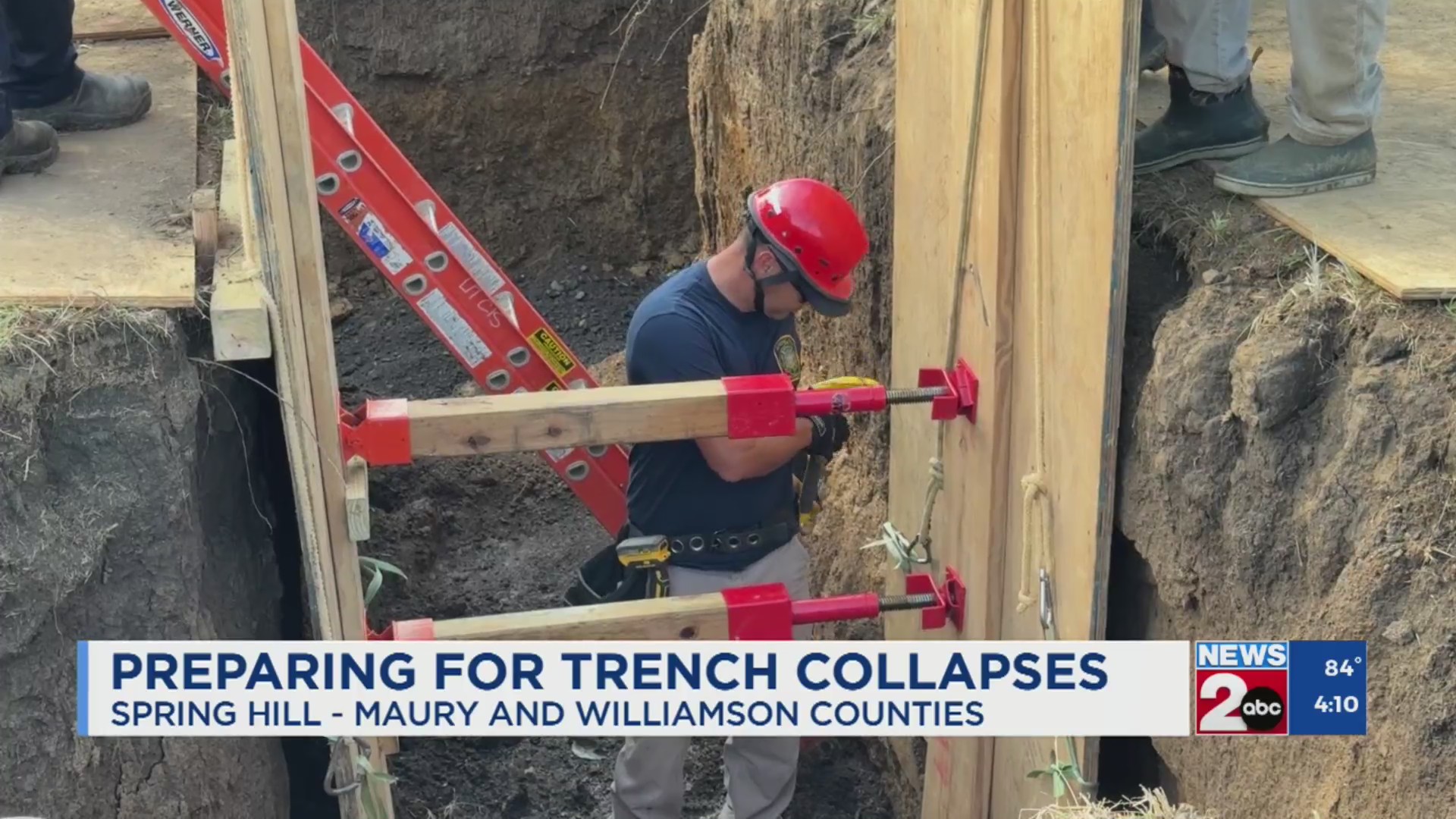 Spring Hill Fire Department hosts trench rescue training – WKRN News 2