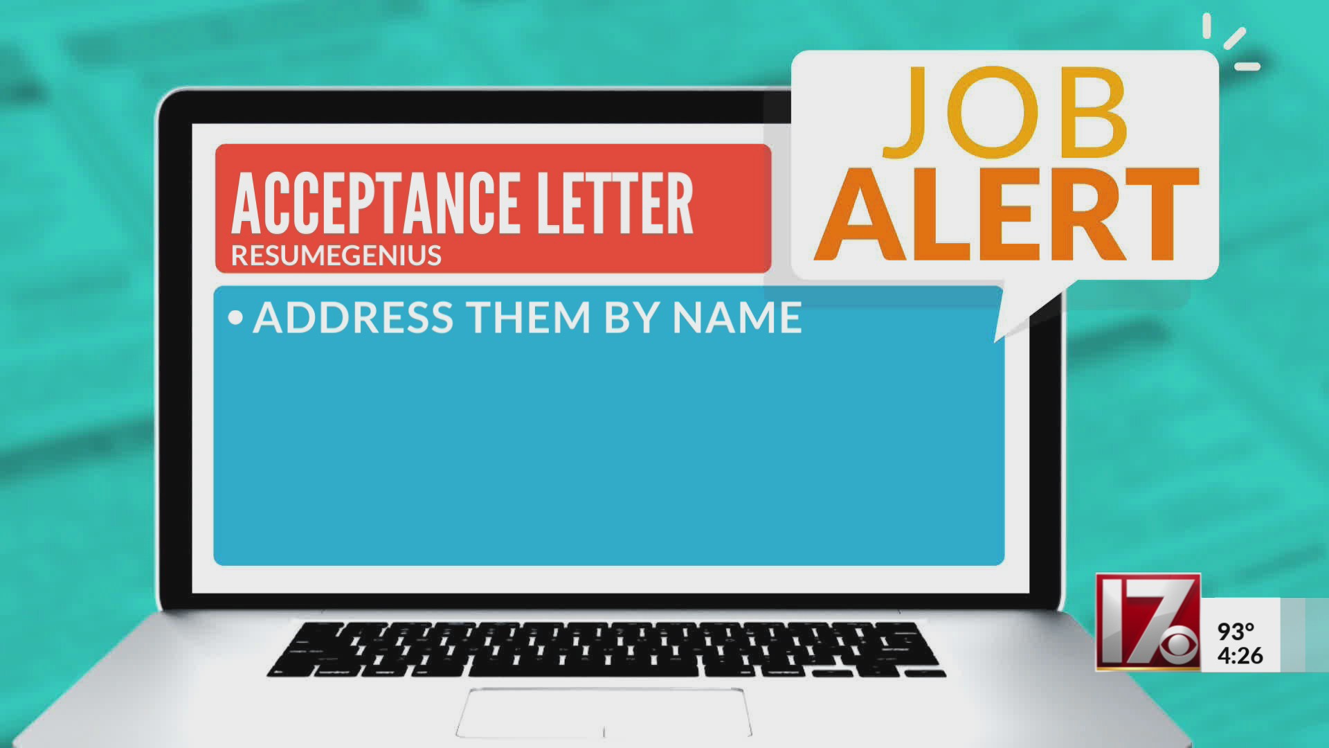 Job Alert: Sending an acceptance letter – CBS17.com