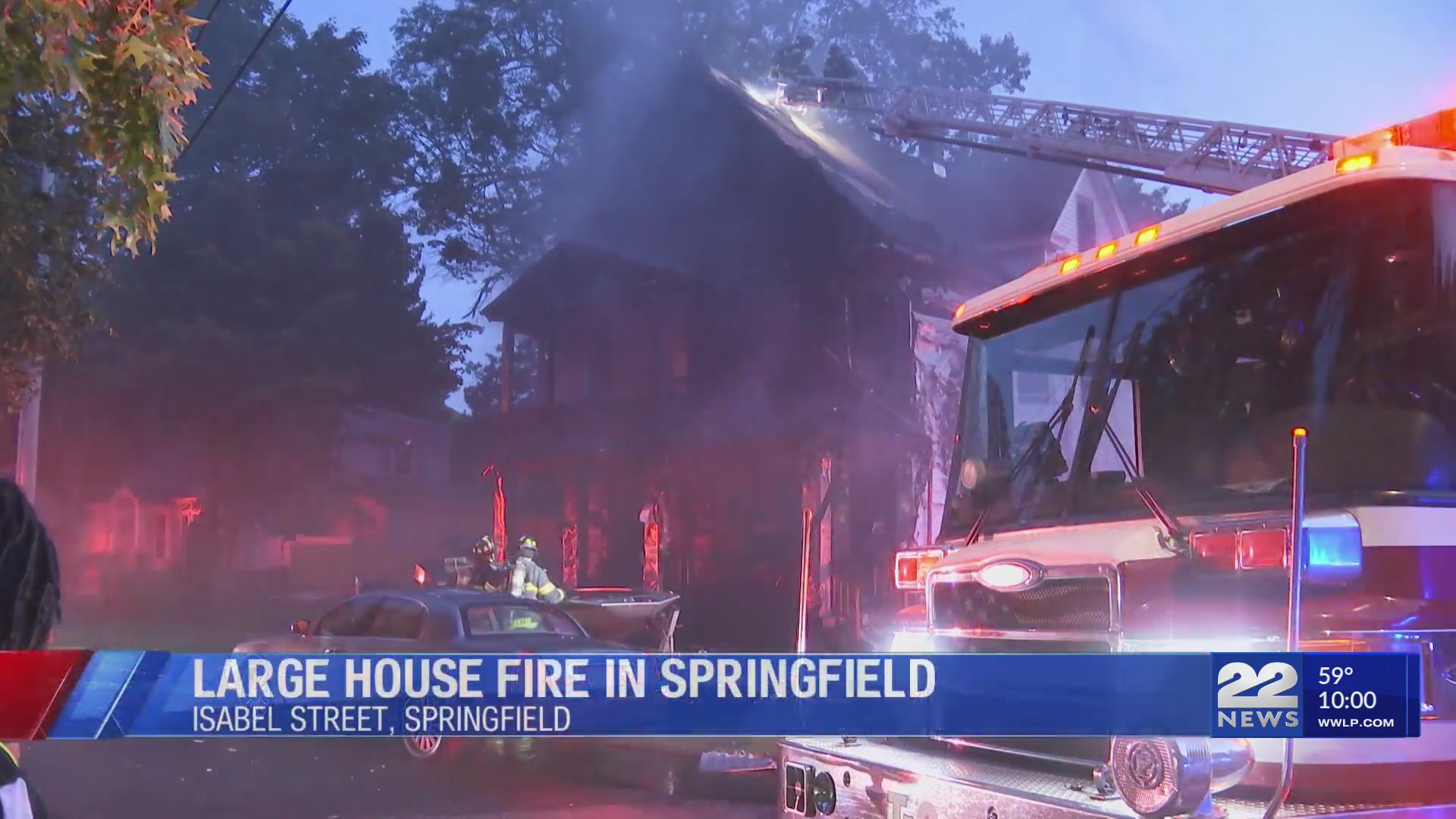 Springfield crews work to put out fire on Isabel Street – WWLP