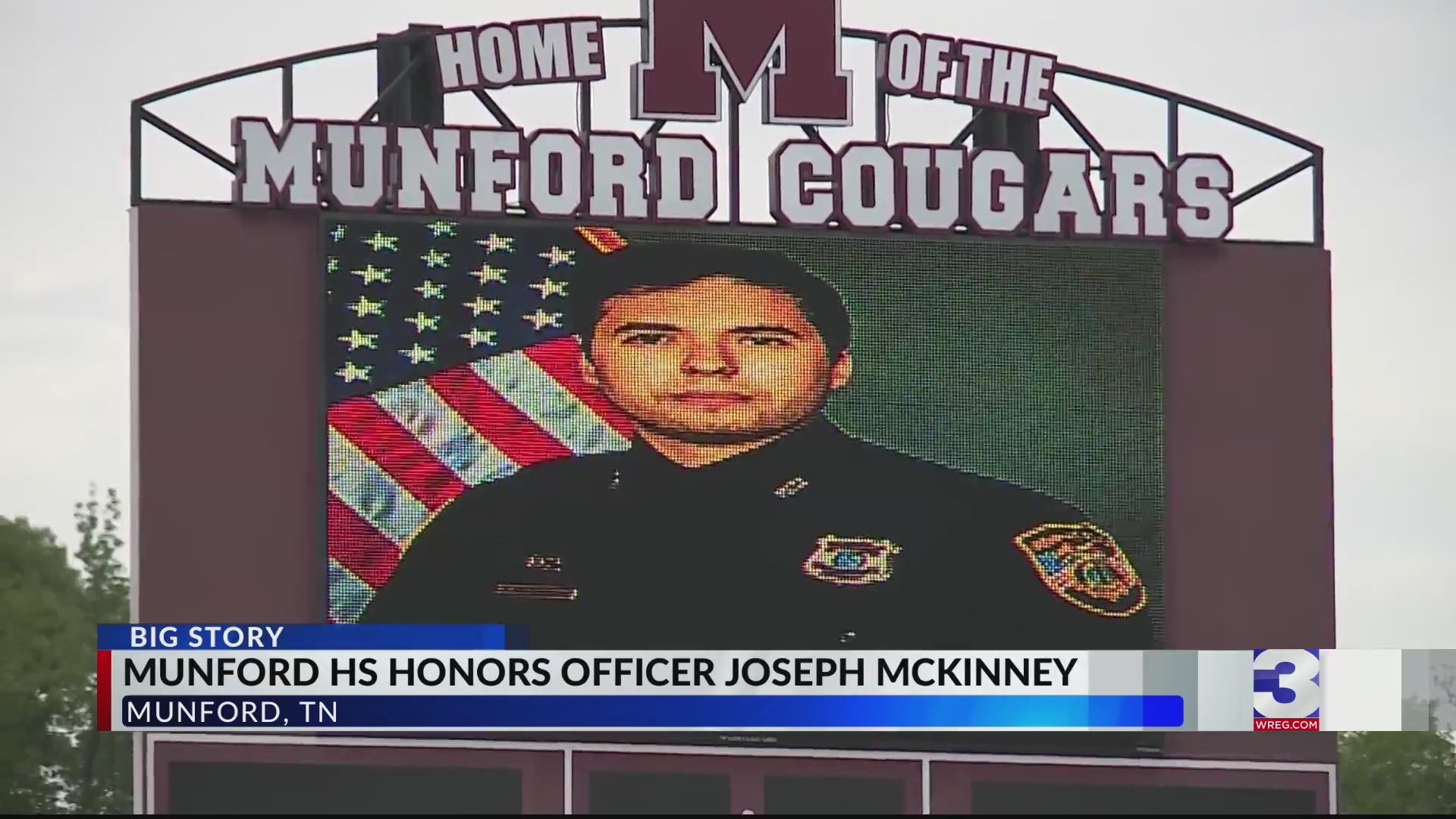 Munford honors MPD officer killed in shootout – WREG.com