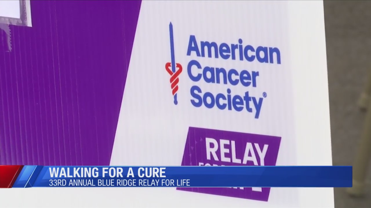 Roanoke walking for a cure at the 33rd annual Blue Ridge Relay for Life ...