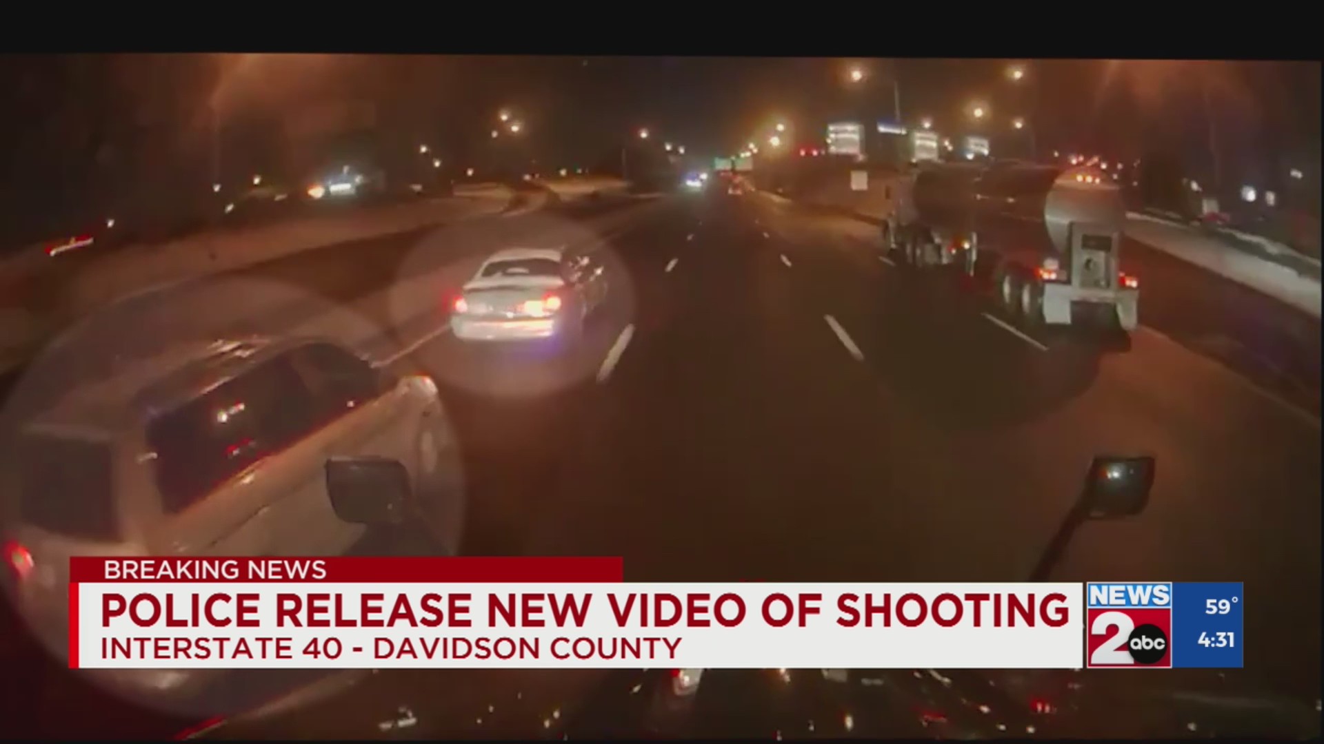 Police release new video of interstate shooting – WKRN News 2