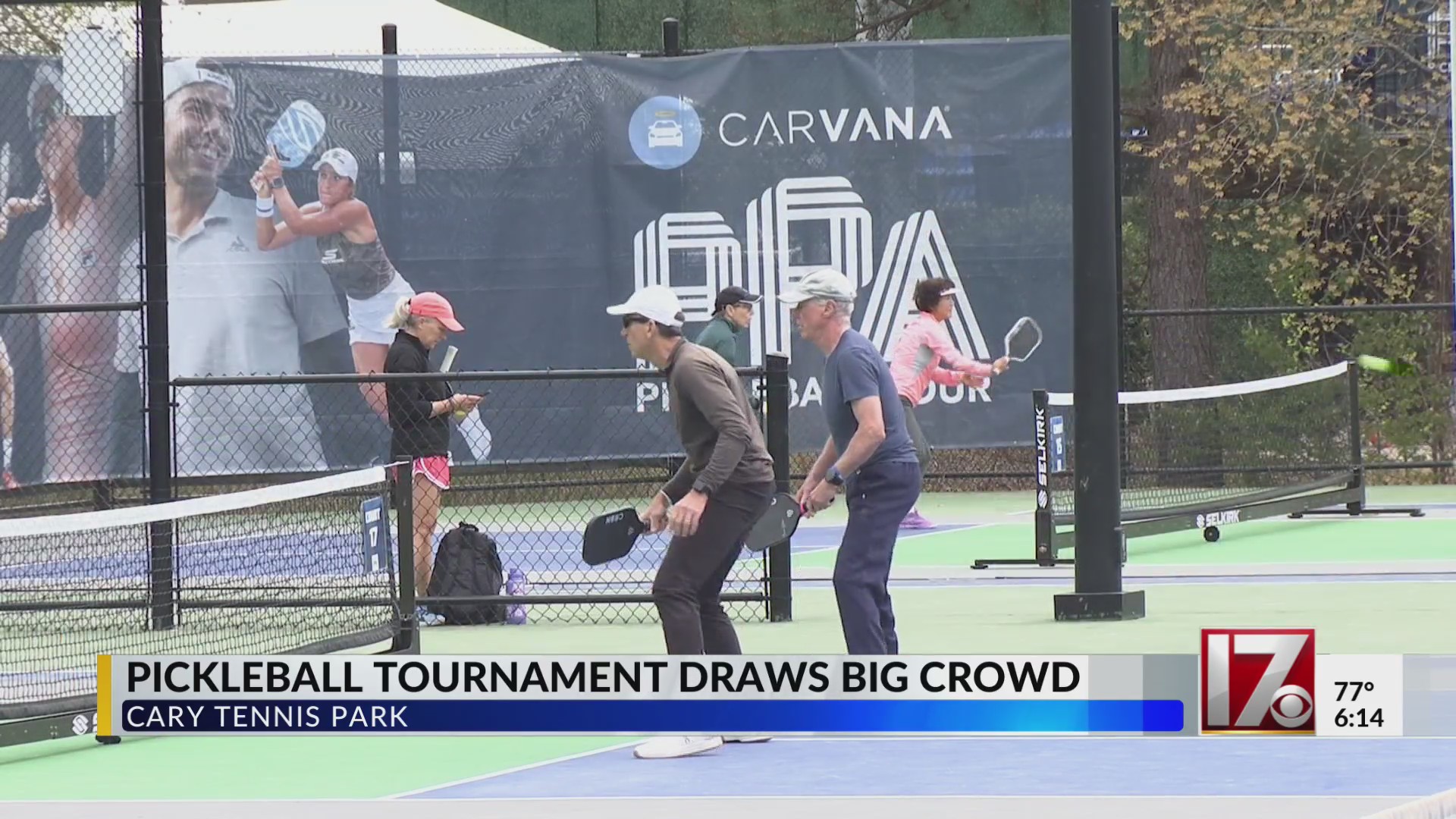 Pickleball tournament draws big crowd in Cary – CBS17.com