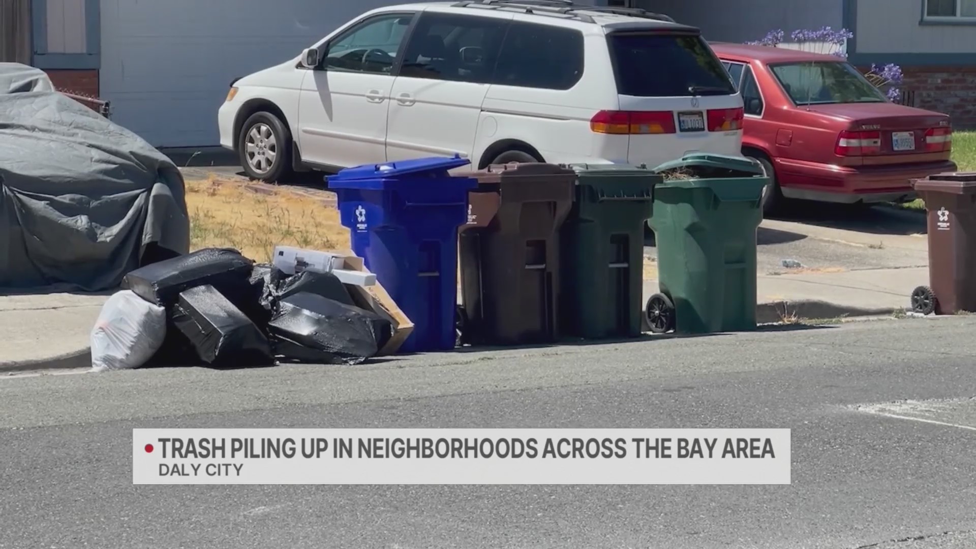 Trash piling up in neighborhoods across Bay Area amid strike – KRON4