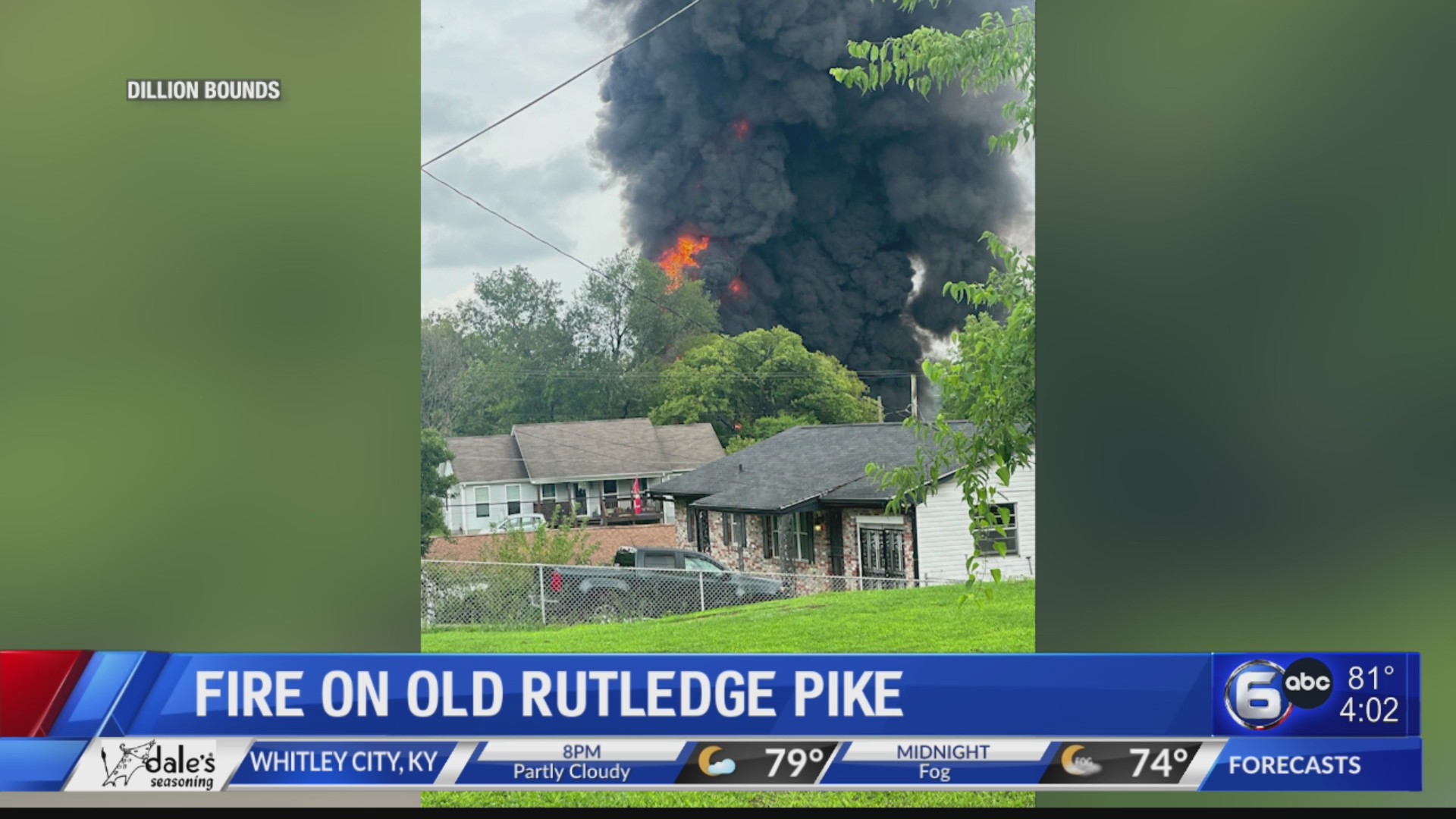 Fire on Old Rutledge Pike – WATE 6 On Your Side