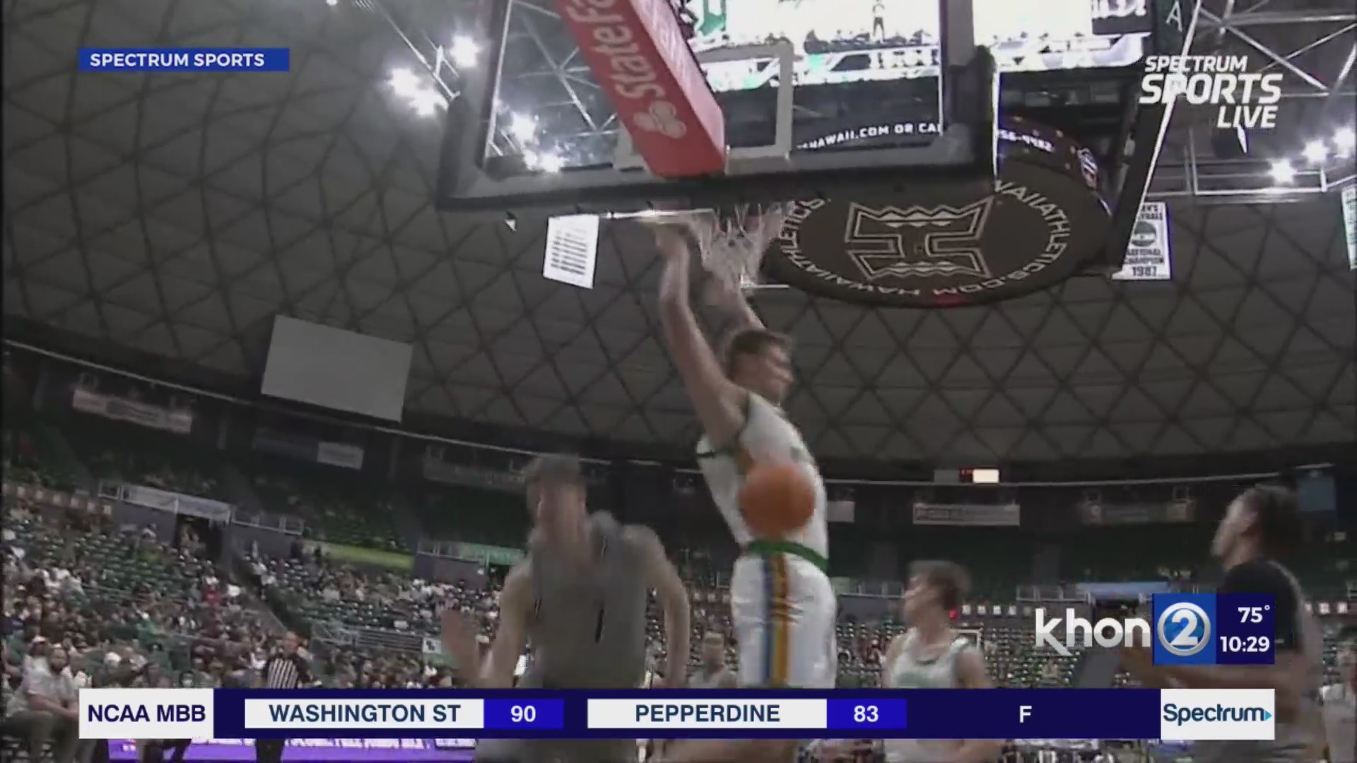 Hawaii Mens Basketball gets much needed win on Senior Night – KHON2