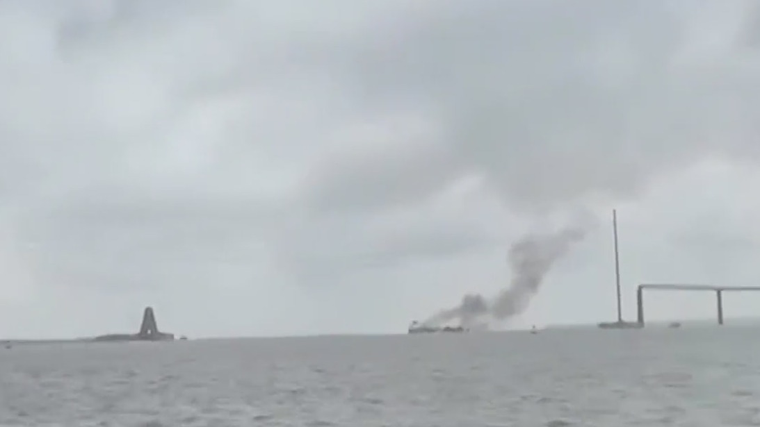 Ship explodes in Baltimore harbor near Key Bridge collapse site ...