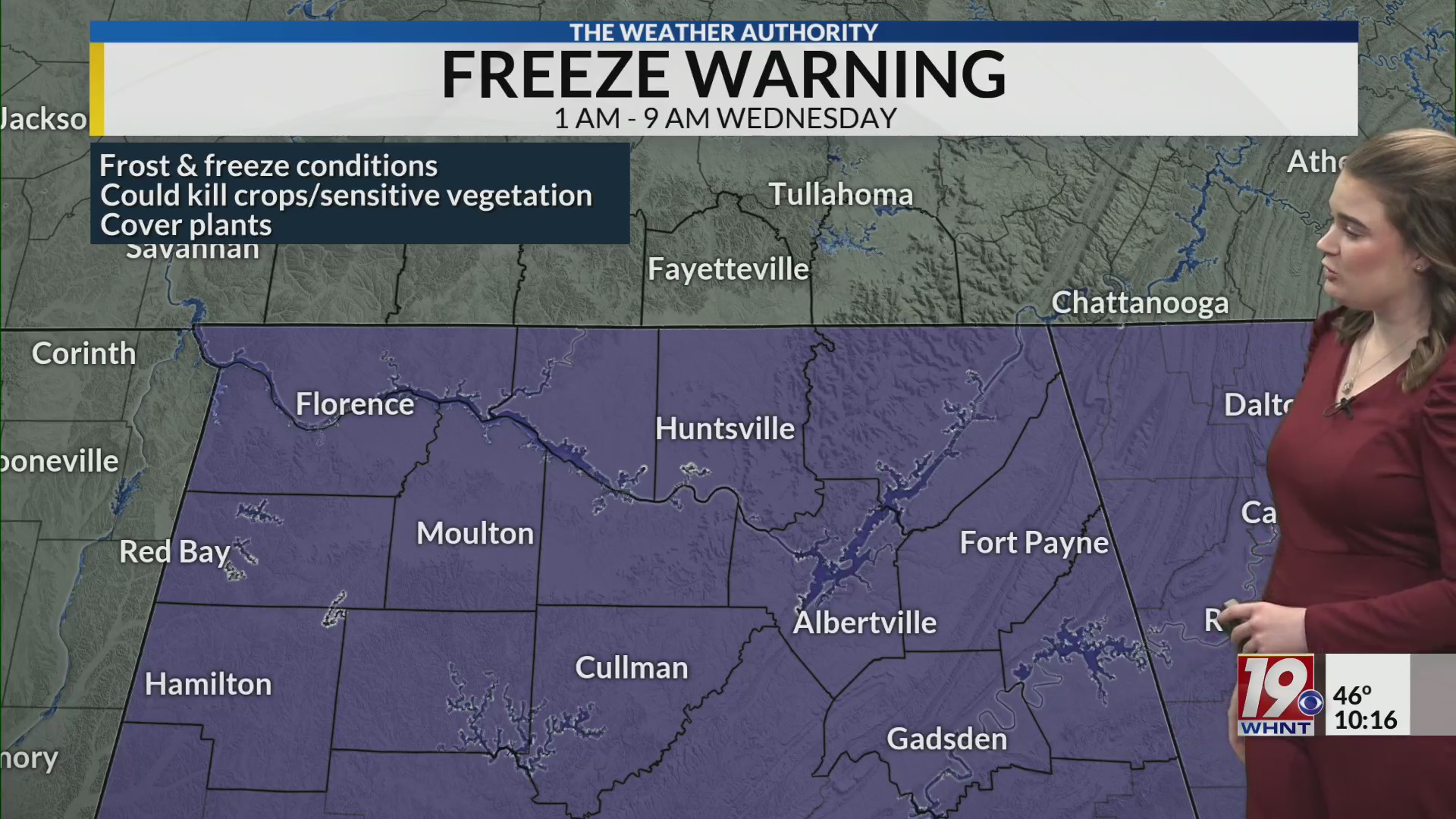 Tuesday Night’s Forecast Update (4/8/2025) – WHNT.com