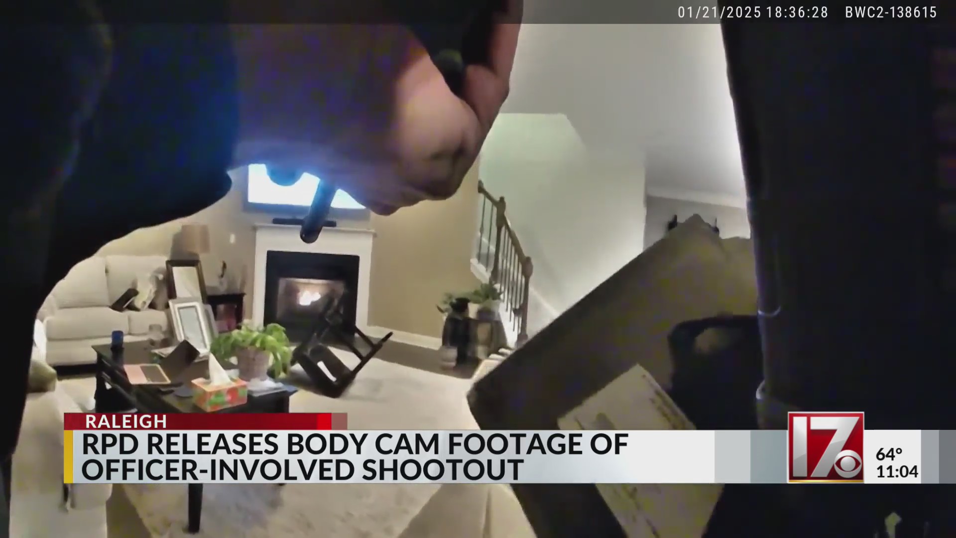Body cam video released in Raleigh officer-involved shooting – CBS17.com