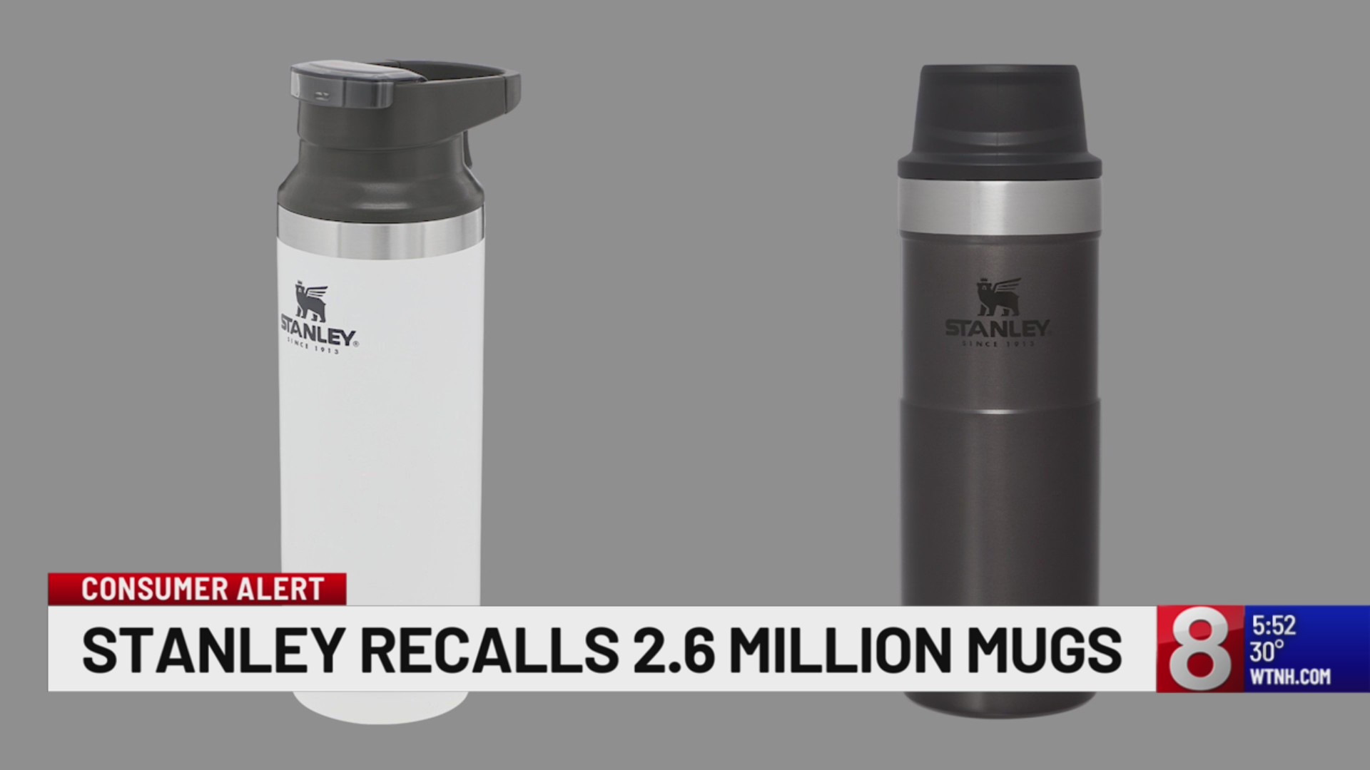 Stanley recalls over 2 million mugs due to burn hazard – WTNH.com